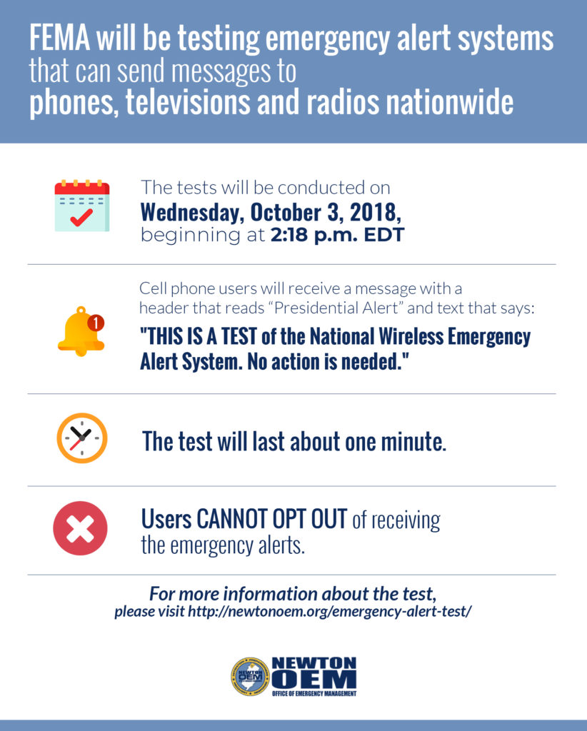 FEMA test of emergency ‘presidential alert’ text messages coming this ...